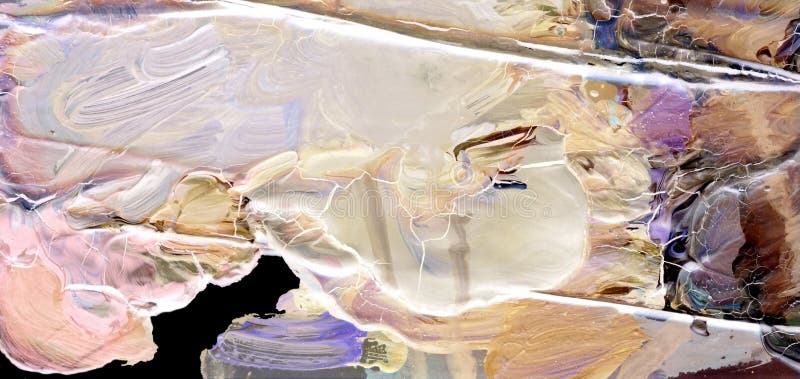 Paint Diffusion Texture, Artist`s Palette. Cosmic Clouds, Color ...