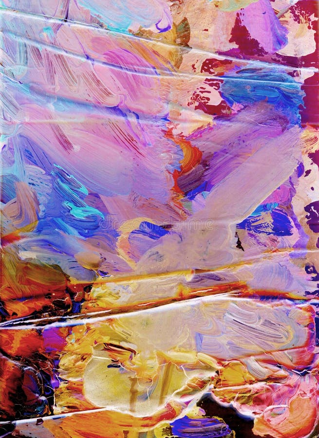 Paint Diffusion Texture, Artist`s Palette. Cosmic Clouds, Color ...