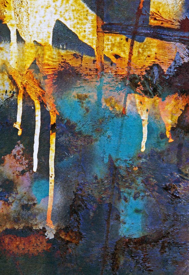 Paint Drip Rust Abstract stock photo. Image of flow, drip - 59653456