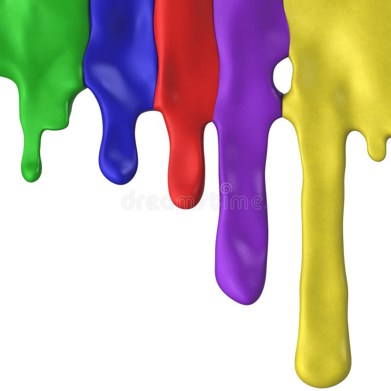 Paint dripping stock illustration. Illustration of shiny - 27348957