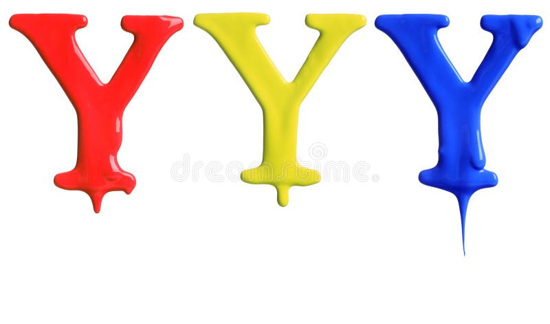 Paint dripping alphabet stock image. Image of collection - 32918589
