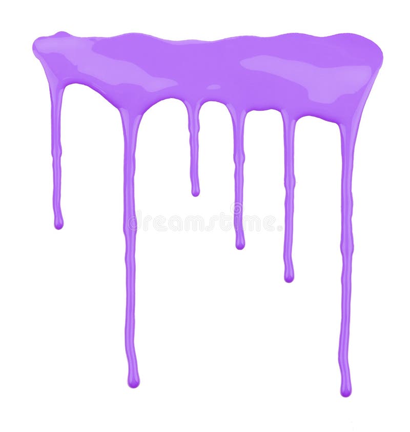 Purple Dripping Paint Borders