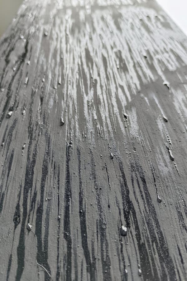 Paint Dripping on Surface Abstract Gray Textured Background Stock Image ...
