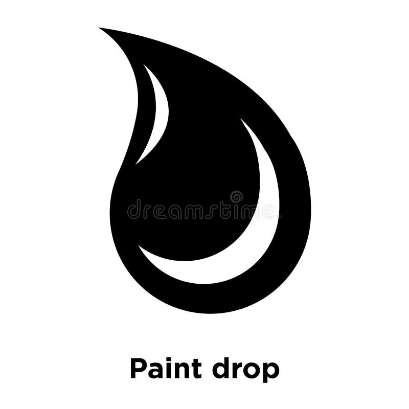 Drop Icon Vector Isolated on White Background, Logo Concept of D Stock ...