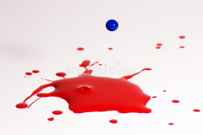 Paint Drop stock illustration. Illustration of purple - 7830564