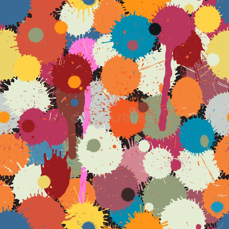 Paint splatter stock vector. Illustration of spill, element - 2545163