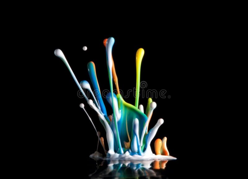 Paint explosion stock photo. Image of splash, color, shape - 37710484