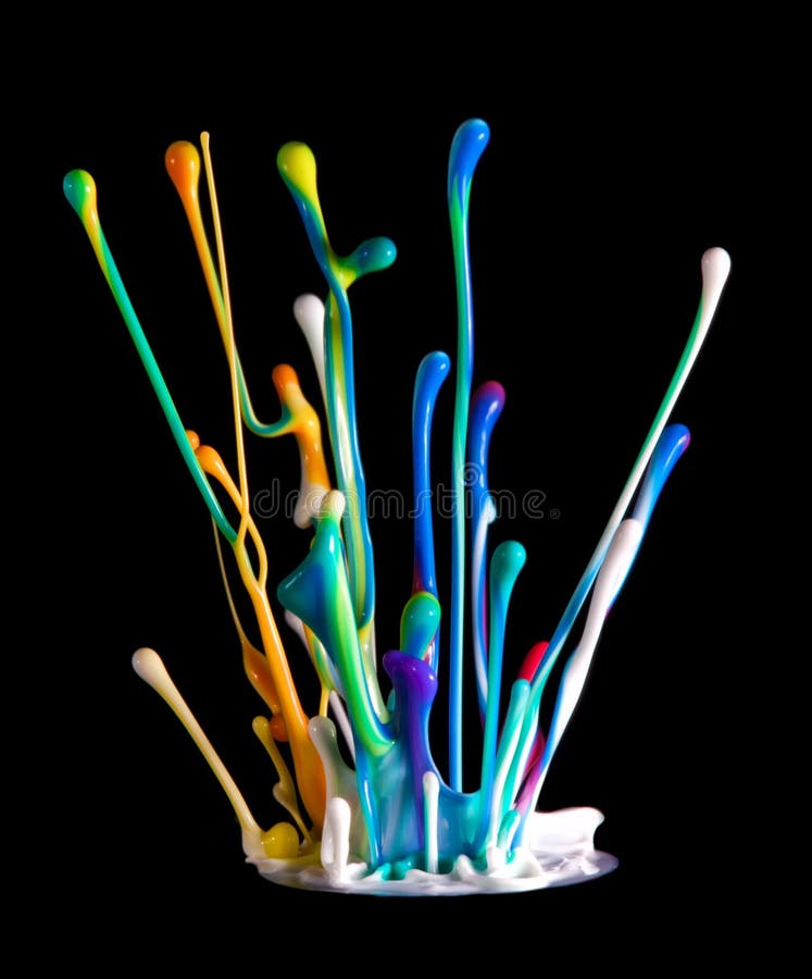 Paint explosion stock image. Image of macro, paint, closeup - 37801607