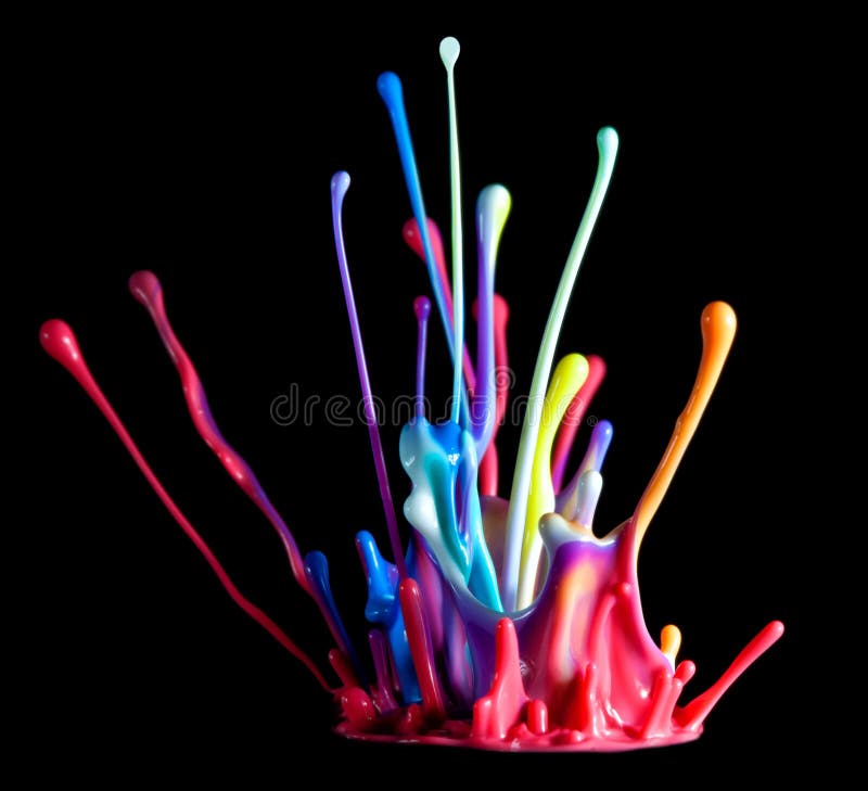 Paint explosion stock photo. Image of explosion, black - 37801904