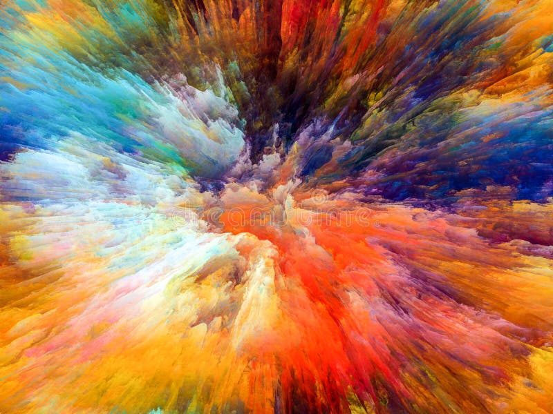 Paint Explosion stock photo. Image of effect, paint, abstract - 79652446