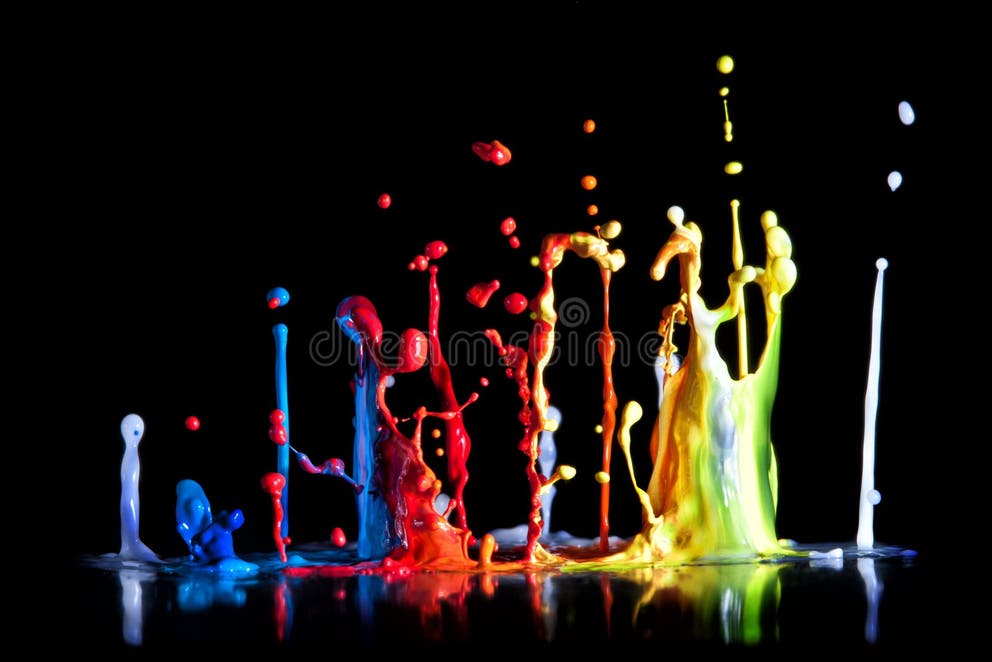 Paint explosion stock image. Image of macro, explosion - 36044165