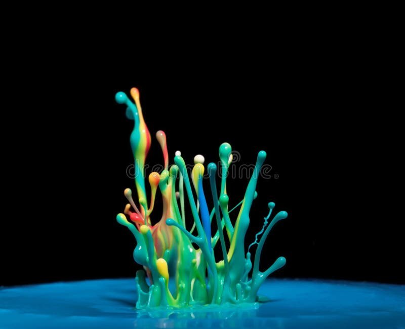 Paint explosion stock image. Image of liquid, explosion - 36694887