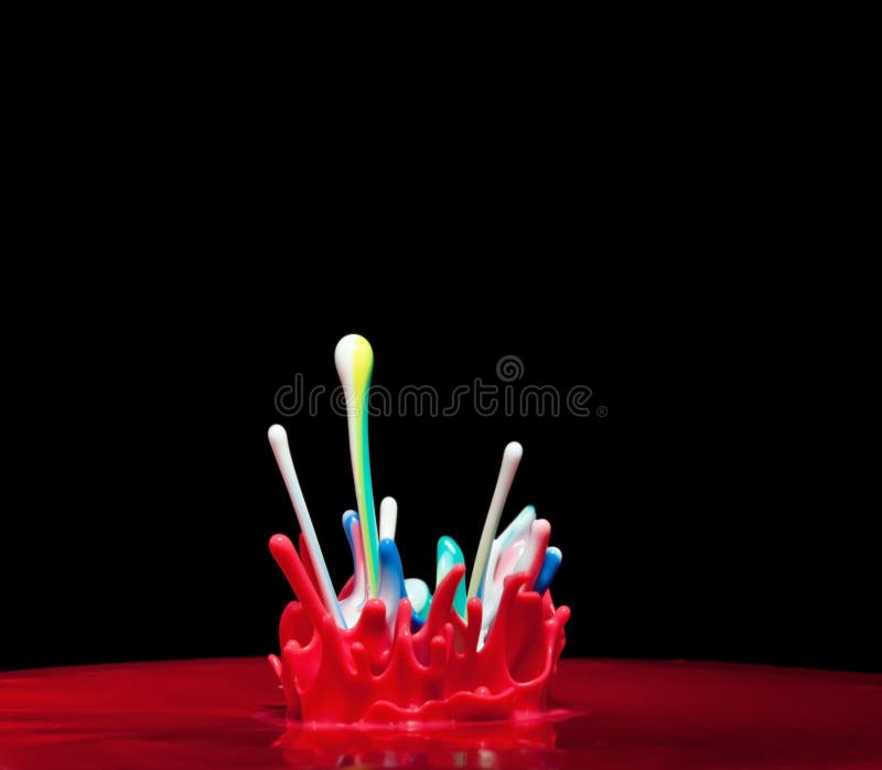 Paint explosion stock photo. Image of drop, color, macro - 36694910