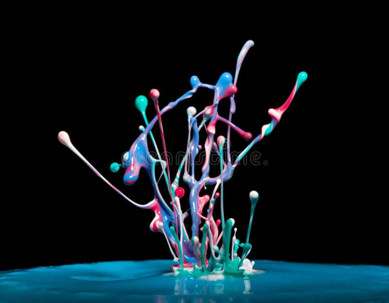 Paint explosion stock image. Image of sculpture, macro - 36695023