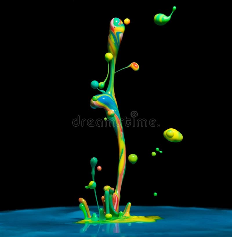 Paint explosion stock photo. Image of black, closeup - 36695032