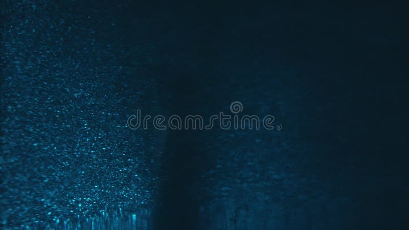 Paint Fall into Water Which is Twist. Spin Acrylic Ink Drip into Liquid ...