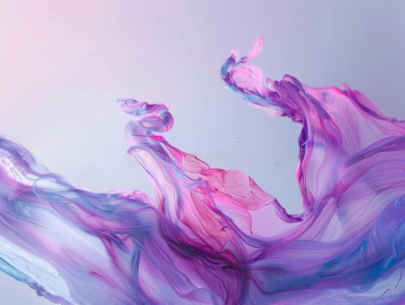 The Paint Flowed, Covering the Canvas in a Homogeneous, Monotone Layer ...