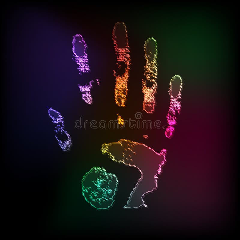 Hand with an Abstract Element.the Concept of Caring for the Environment ...