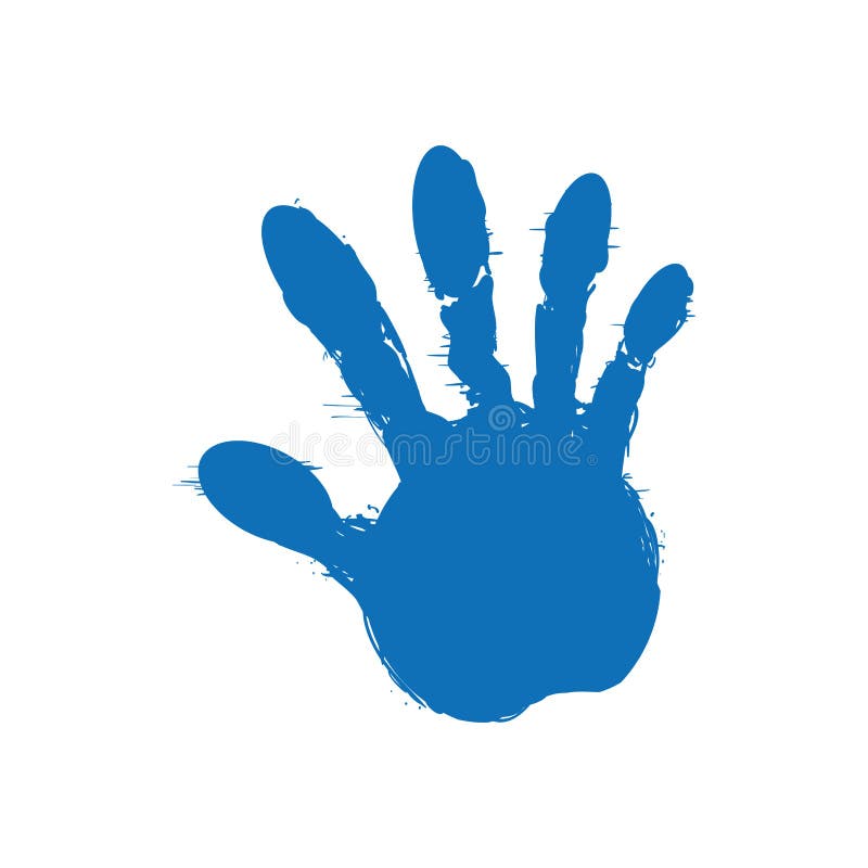 Paint Icon. Human Hand Design. Vector Graphic Stock Illustration ...