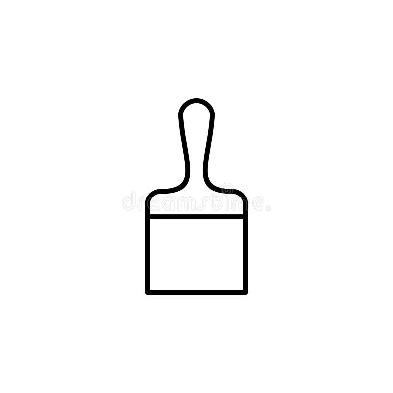 Paint Icon . Paint Brush Icon Vector. Paint Roller Icon Vector Stock ...