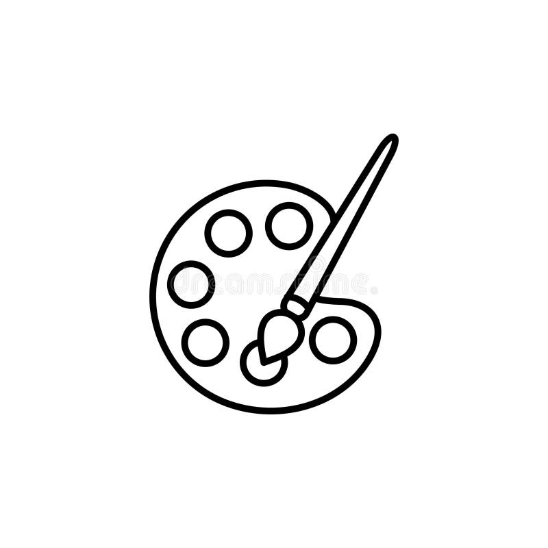 Paint Icon . Paint Brush Icon Vector. Paint Roller Icon Vector Stock ...