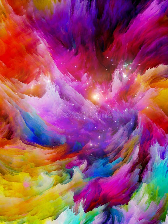 Paint Implosion stock illustration. Illustration of bright - 174166390