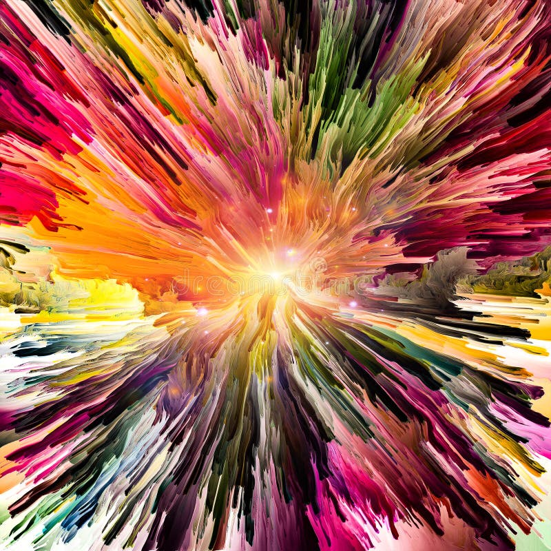 Paint Implosion stock illustration. Illustration of backdrop - 180599744