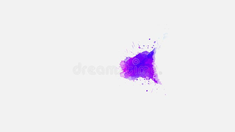 Paint Ink Brush Splat Slow Motion Transition Stock Footage - Video of ...