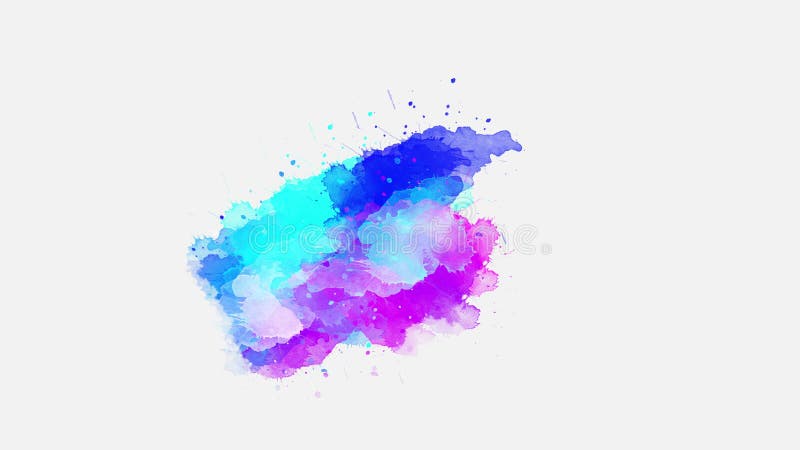 Paint Ink Brush Stroke Slow Motion Splatter Transition Stock Footage ...