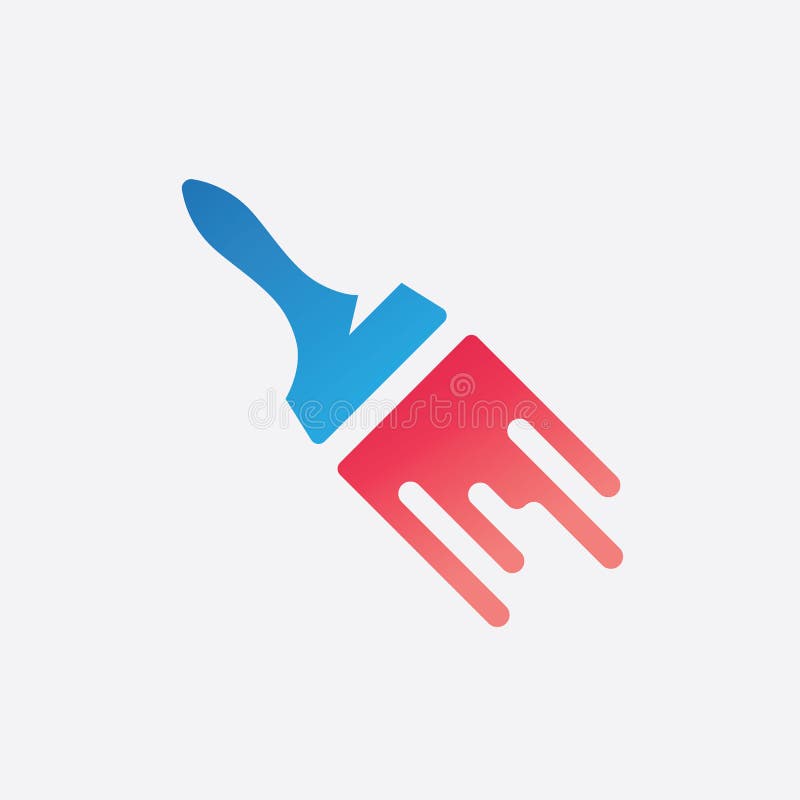 Paint Logo Business Vector Icon Stock Vector - Illustration of ...