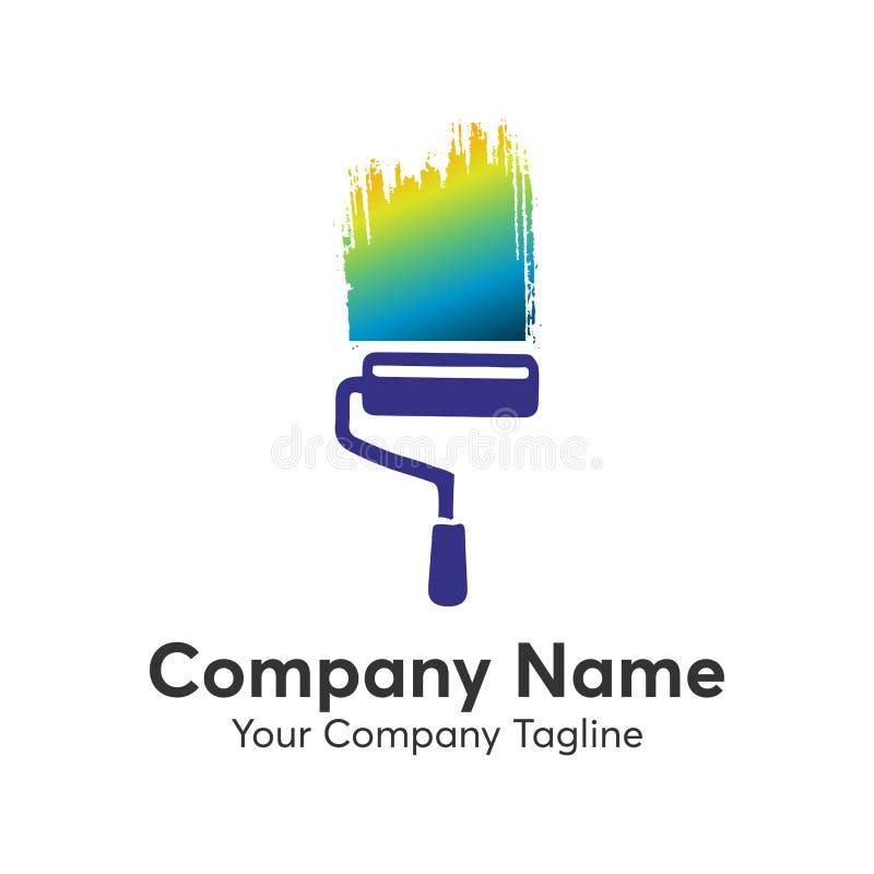 Paint logo designs stock vector. Illustration of black - 161097086
