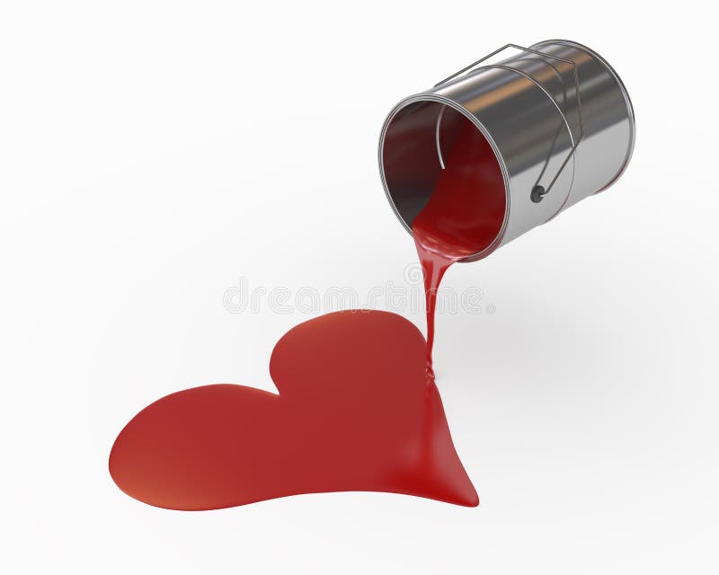 Paint love stock illustration. Illustration of white - 20173626