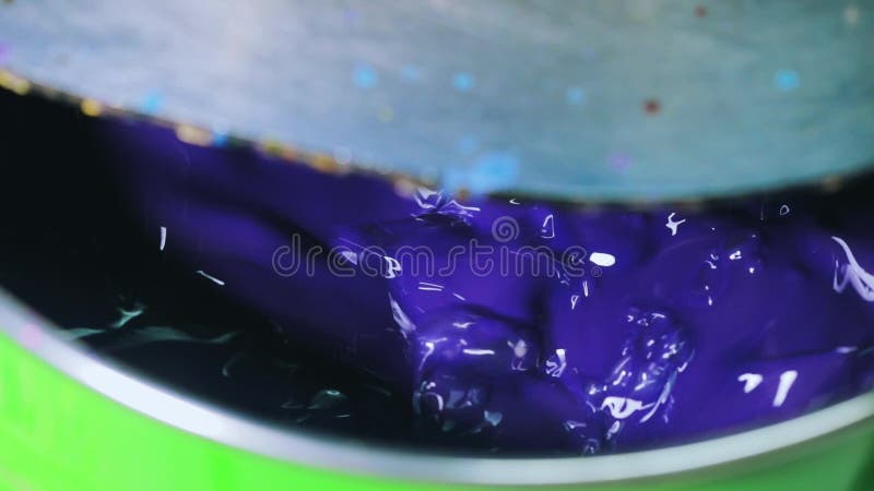 Paint Mixing, Paint Mixing Process, Factory Color Stock Footage - Video ...