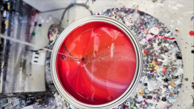 Paint mixing workshop stock photo. Image of liquid, mixing - 321423316