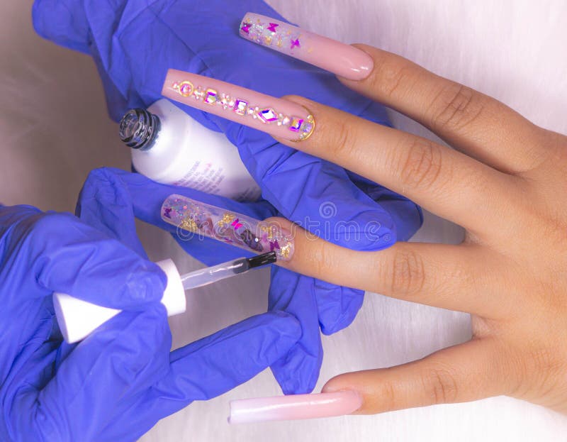 Paint nails stock image. Image of beauty, service, painting - 290188309