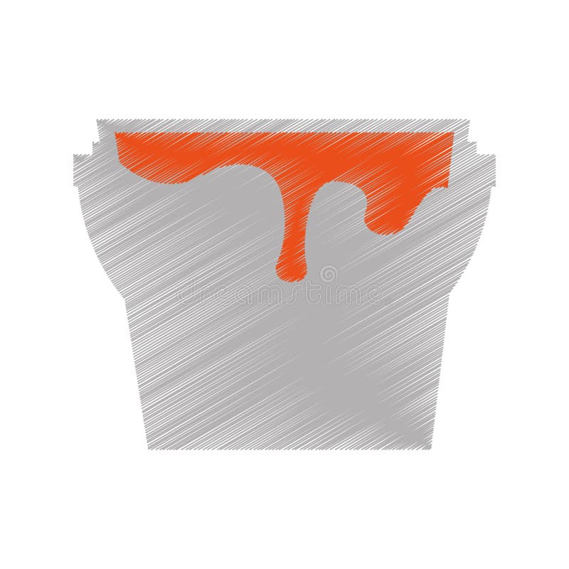Paint pot isolated icon stock vector. Illustration of maintenance ...