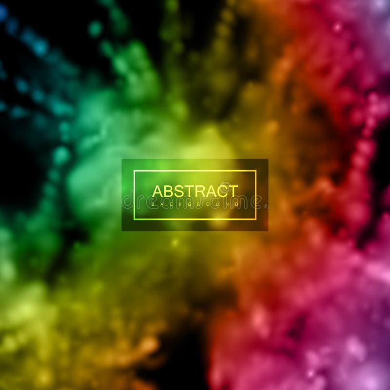 Paint Powder Smoky Explosion. Stock Vector - Illustration of chemical ...