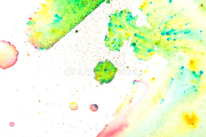 Paint Powder and Splashes in Vibrant Watercolour Painting Exploding ...