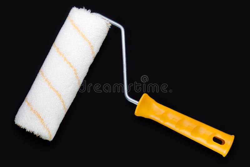 Paint roller stock image. Image of home, indoor, interior - 16360847