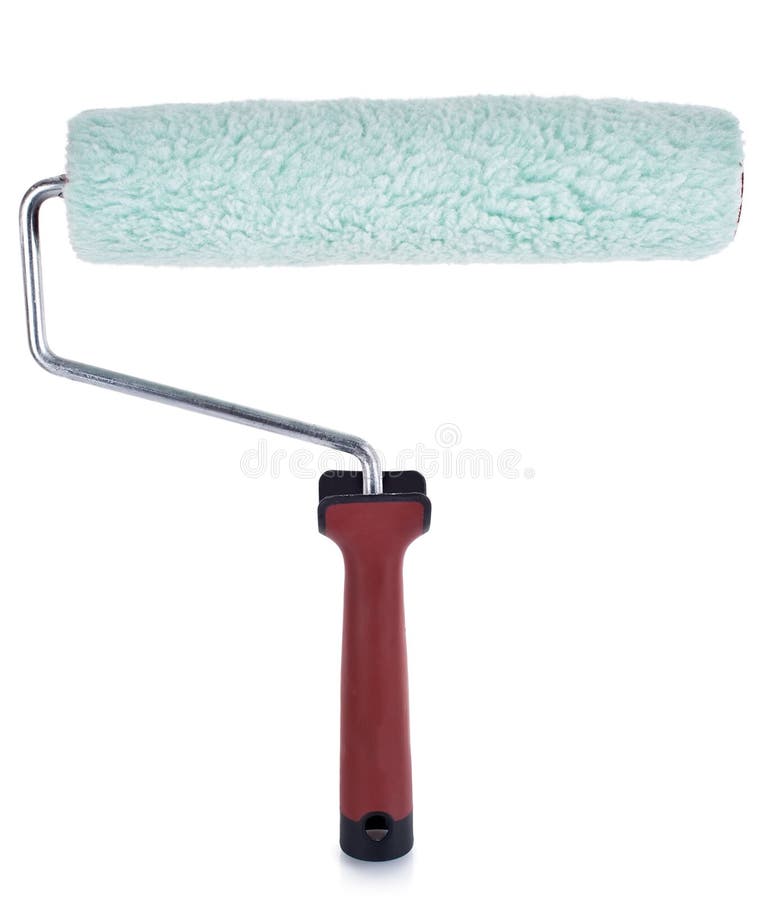 Paint roller stock image. Image of tool, renovation, space - 22757709