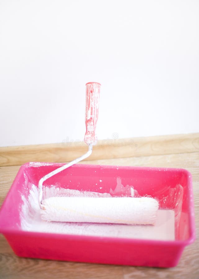 Paint roller stock image. Image of renovations, roller - 26210429
