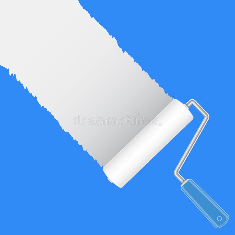 Roller Brush White Paint Stock Illustrations – 15,742 Roller Brush ...