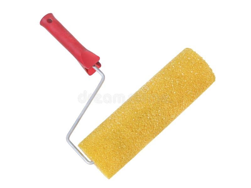 Paint roller stock photo. Image of coating, painting - 76680840