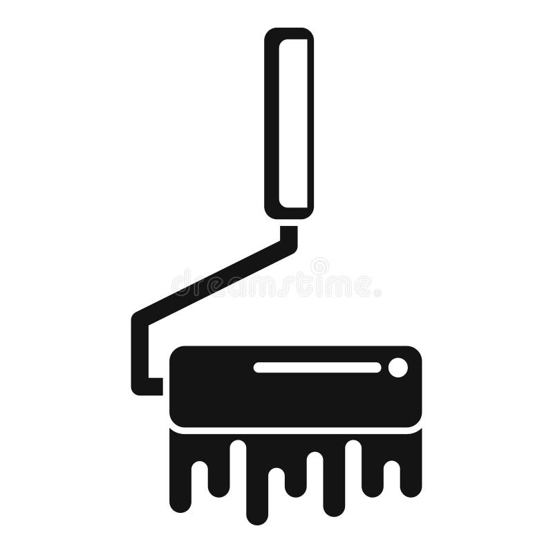 Paint Roller Dripping Stock Illustrations – 137 Paint Roller Dripping ...
