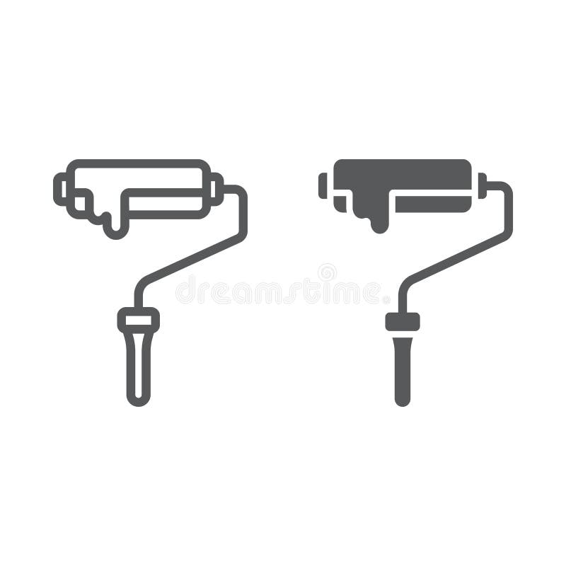 Roll Painter and Up Arrow Logo Ideas. Inspiration Logo Design. Template ...