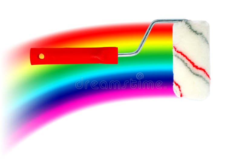 997 Rainbow Paint Roller Stock Photos - Free & Royalty-Free Stock ...
