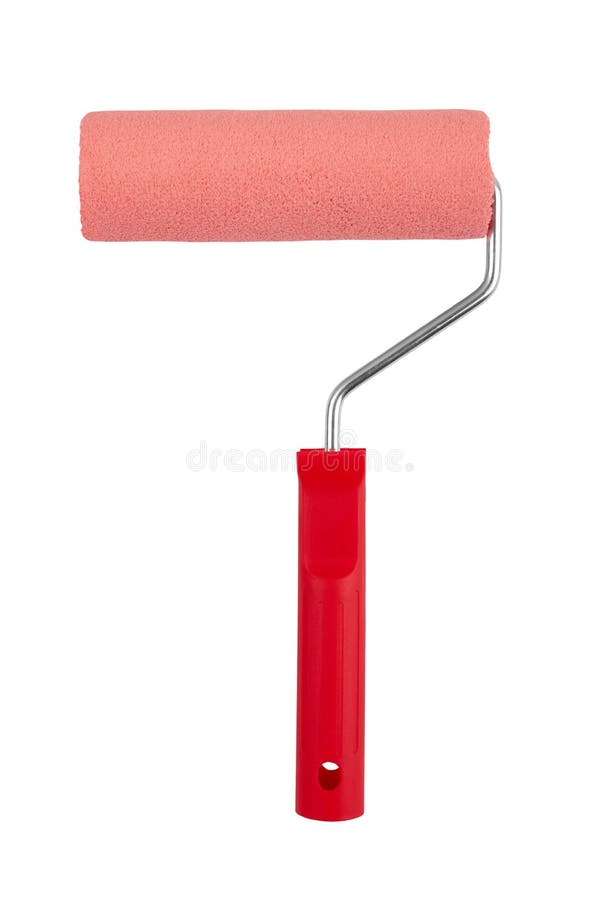 Paint roller stock image. Image of isolated, improvement - 47876001