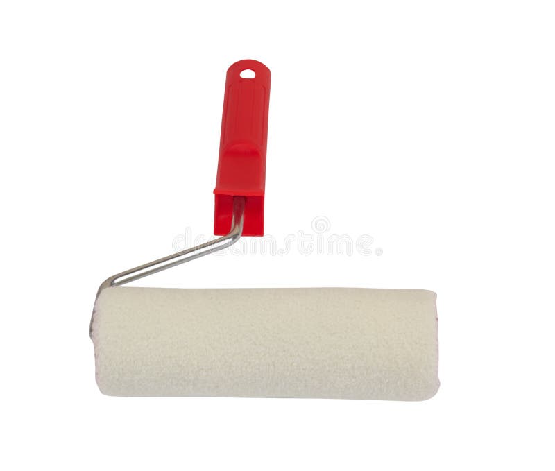 Paint roller stock image. Image of isolated, improvement - 47876001