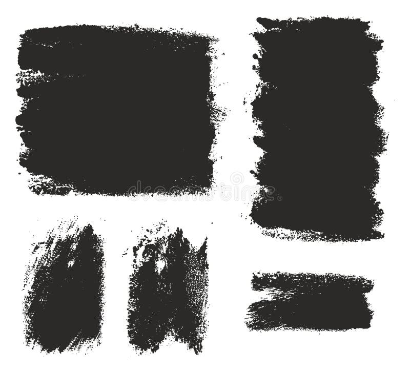 Paint Roller Strokes Vector Patterns & Vector Backgrounds Set 04 Stock ...