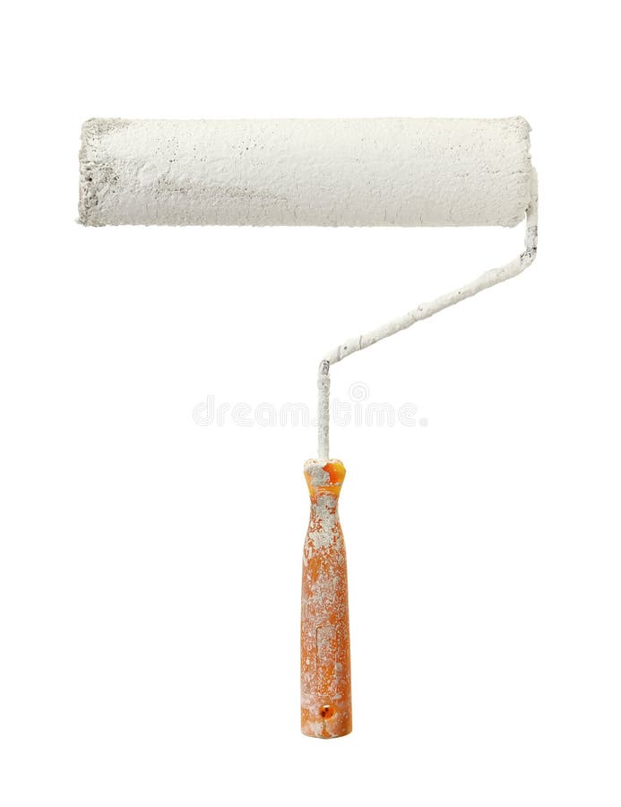 Paint roller stock image. Image of tool, renovation, space - 22757709